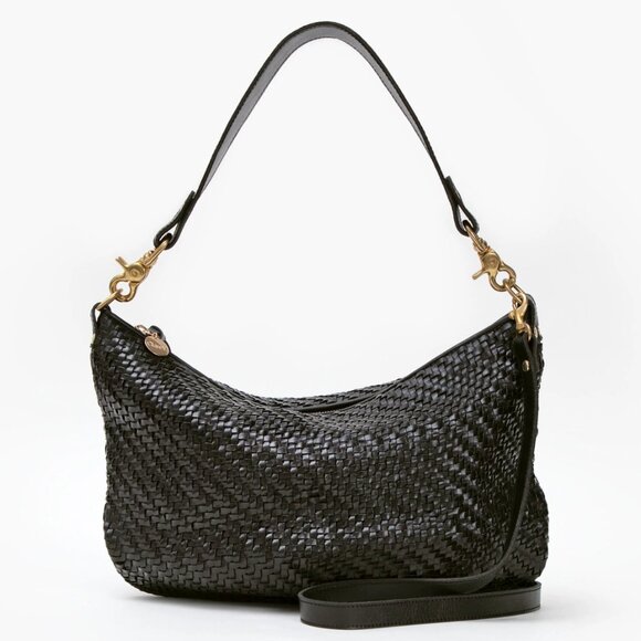 Clare V | Bags | Clare V Moyen Leather Crossbody Black Bag | Poshmark